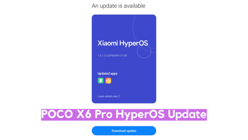 POCO X6 Pro HyperOS Update Download ‘duchamp’ - Xiaomi HyperOS Update